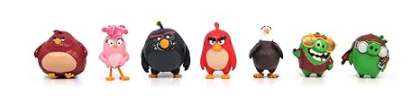 Angry Birds Movie Mini Figure Multi Pack Set A (7 Piece): Amazon.co.uk ...