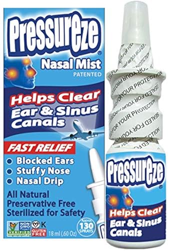 Pressureze Nasal Spray - All Natural Preservative-Free Sterile - Fast ...