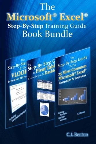 The Microsoft Excel Step-By-Step Training Guide Book Bundle (The ...