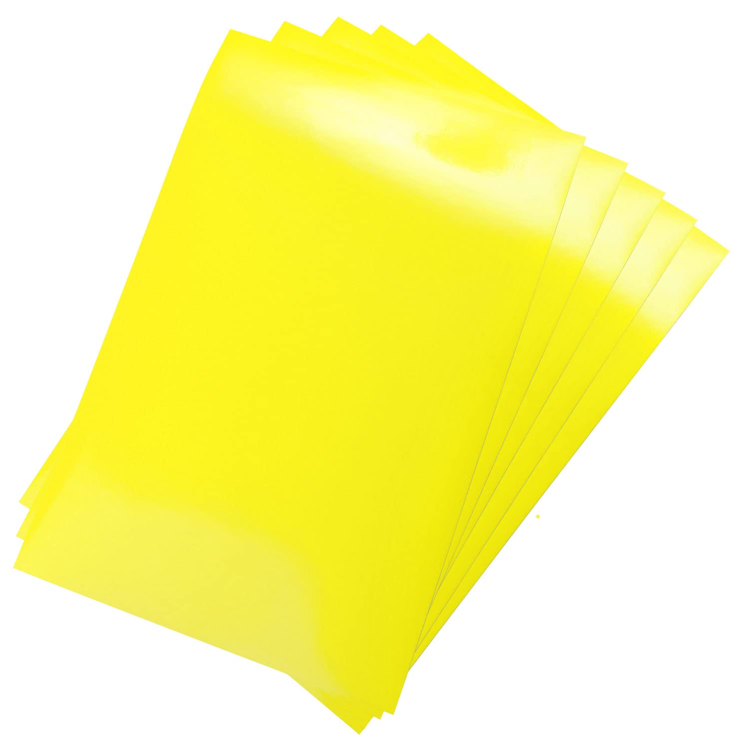 Mua Pack of 5 / Fluorescent Yellow Fluorescent Sheet / Approx. A4 Size ...