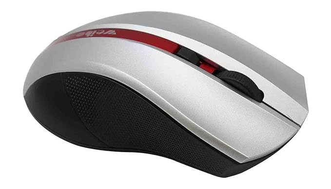 Amazon.in: Buy Weibo Wireless 1.5 m Optical Mouse (Silver and Black ...