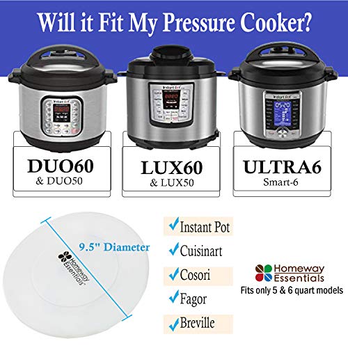 Silicone Lid For Insta Pot - 6 Quart Inner Pot Replacement Cover for IP ...
