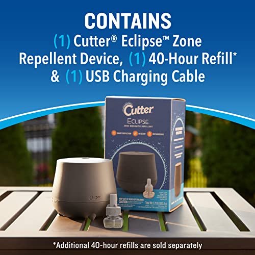 Cutter Eclipse Zone Mosquito Repellent Device, Outdoor Diffuser for ...