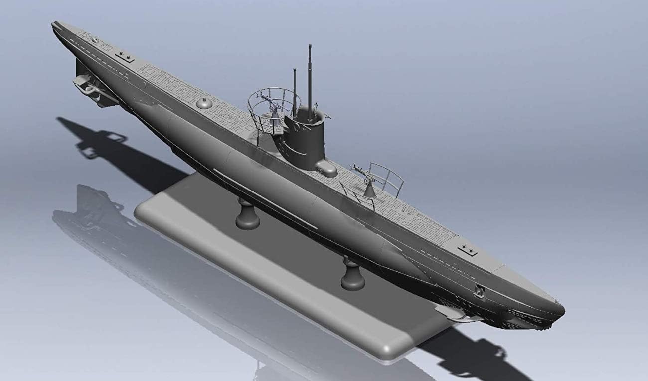 ICM ICMS010 1:144-U-Boat Type IIB (1943), German Submarine – BigaMart