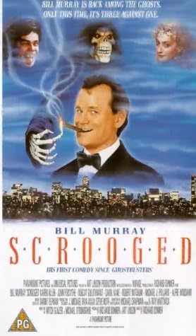 Scrooged [VHS]: Bill Murray, Karen Allen, John Forsythe, John Glover ...