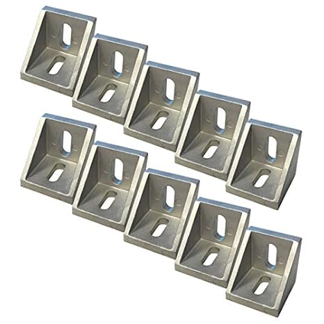 Squadretta angolare di fissaggio 45x45 - confezioni da 10 pezzi: Amazon ...