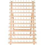 HAITRAL 60-Spool Sewing Thread Rack Thread Organizer Collapsible Wall ...