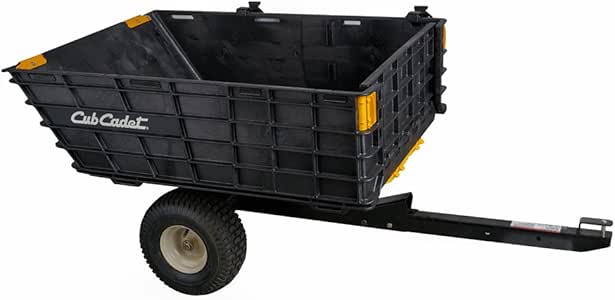 Cub Cadet Hauler 10 cu. ft. Tow-Behind Dump Cart For Riding and Zero ...