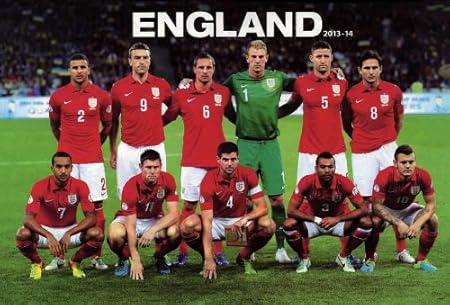 England Football Team 2014 Wall Decoration Poster: Amazon.co.uk ...