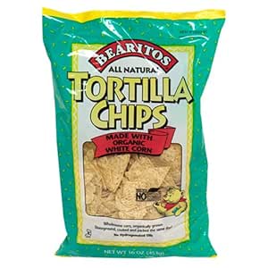 Amazon.com: Bearitos White Corn Tortilla Chips, 16 Ounce (Pack of 12)