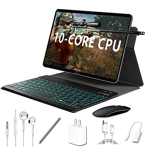 10 inch Ten-Core Tablet, 6GB RAM, 128GB Storage, 1080P Full HD Display ...