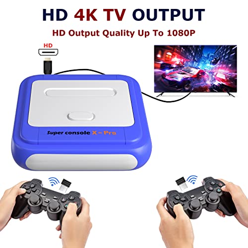 Kinhank Retro Game Console Built in 117000+ Classic Games, Super ...
