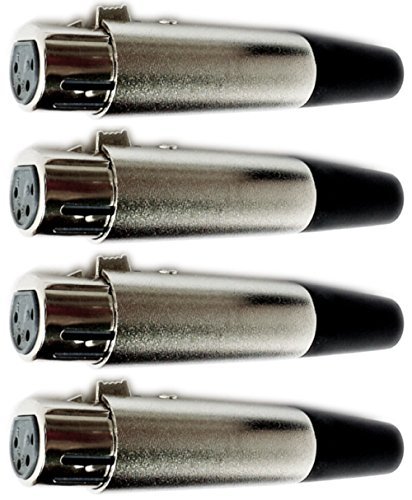 Mua CESS 4-Pin XLR Cable Female Connector Adapter for Mic Microphone ...