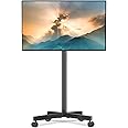 Amazon.com: 5Rcom Mobile TV Cart Rolling for LCD LED Flat/Curved Screen ...