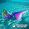 Fin Fun Mermaid Tail Only, Reinforced Tips, NO Monofin, Asian Magenta ...