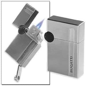 Amazon.com: Bugatti B-2002 Butane Cigar Torch Lighter Dual Flame (Dual ...