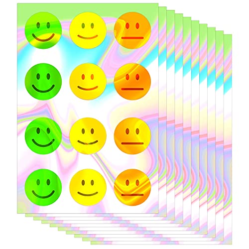 15 Sheet Holographic Vinyl Printable Round Labels, 2 Inch Printable ...