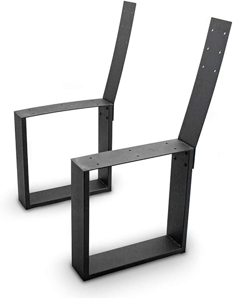 BITUXX® Design Bank Kufen Bankgestell Möbelkufen Bankfüße Eckig mit ...