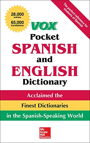 Vox Pocket Spanish-English Dictionary - 9780071742900 | SlugBooks