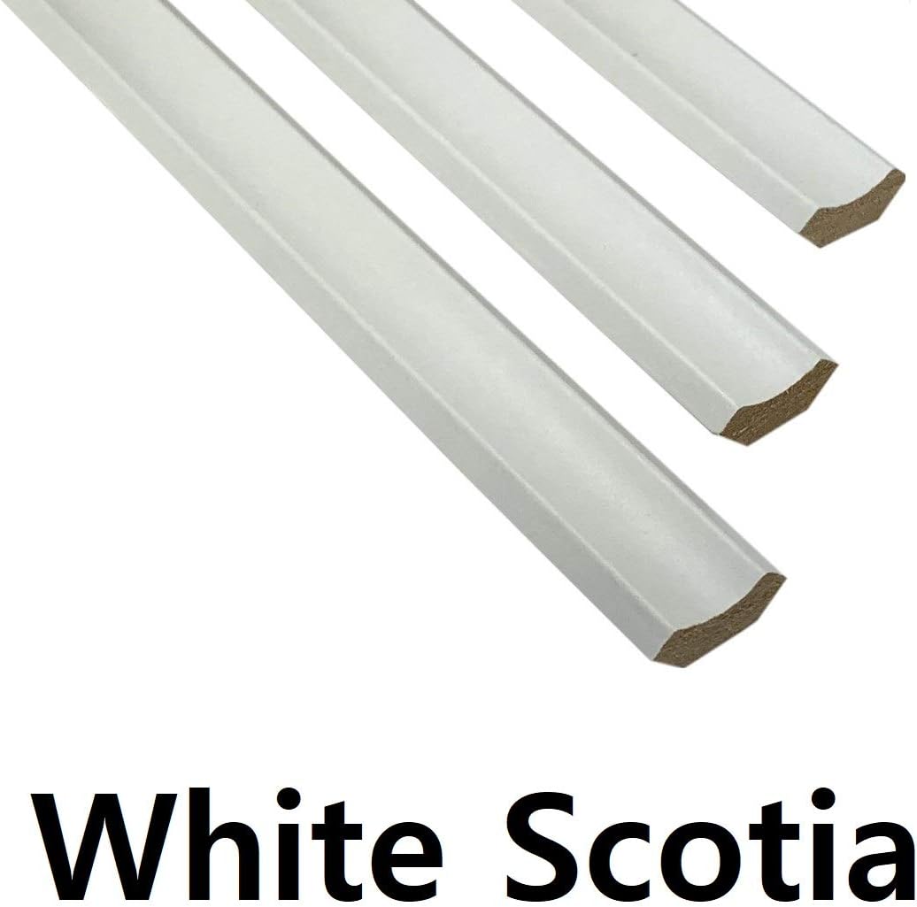 Royale - White Scotia/Laminate Floor Beading & Skirting - 1.2m Lengths ...