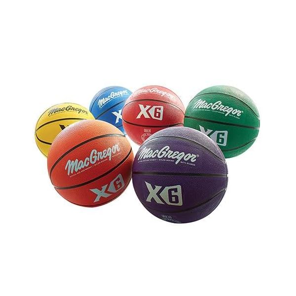 MacGregor Multicolor Basketballs (Set of 6) - Deportivos.com