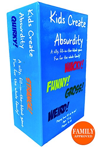 Kids Create Absurdity A Silly Family Card Game A Fill In The Blank Card Game That s Fun For Kids 