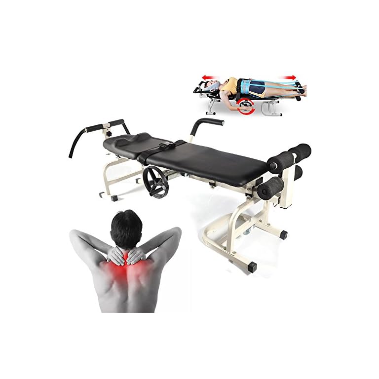 Cervical Traction Back Strencher Lumbar Bed Body Stretching Spine ...