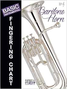 Basic Fingering Chart for Baritone Horn in Treble Clef in Bb: Tony ...
