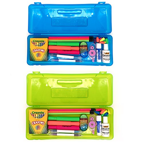 Emraw School Pencil Box - Multipurpose Ruler Length Utility Box, Pencil ...