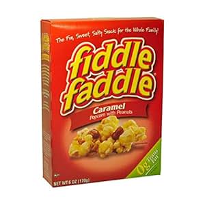 Amazon.com : Fiddle Faddle Caramel Popcorn With Peanuts, 6 Oz (Pack of ...