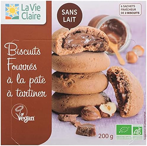 La Vie Claire Vegan Biscuits Stuffed With Spread 200G Organic price in ...