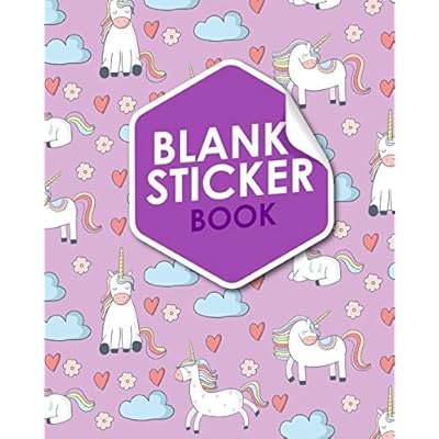 Buy Blank Sticker Book: Blank Sticker Album Girl, Sticker Books For ...