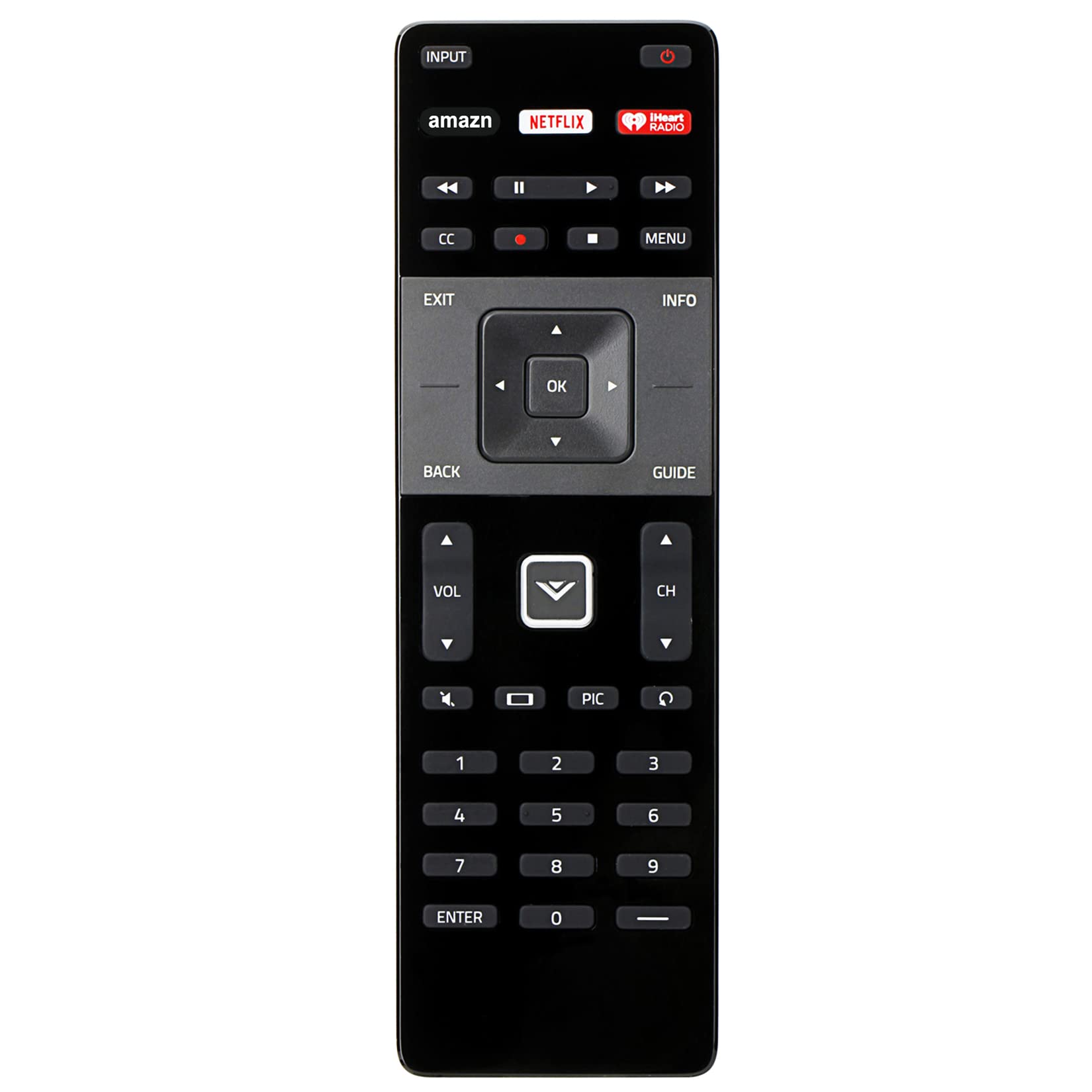 Xrt122 Replace Remote Fit For Vizio Tv D43f E2 D32f E1 D39f E1 D43f E1