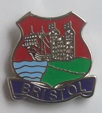 Amazon.com: Emblems-Gifts City of Bristol Flag/Crest Pin Badge: Clothing