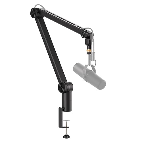 Donner Microphone Boom Arm, Low Profile Mic Arm Adjustable Stick ...