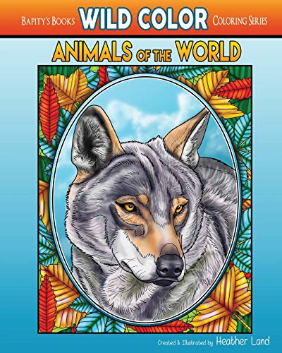 Amazon.com: Animals of the World: Adult Coloring Book (Wild Color ...