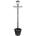 Amazon.com : Nature Power 84in Tall Solar Powered LED Lamp Post with 18 ...