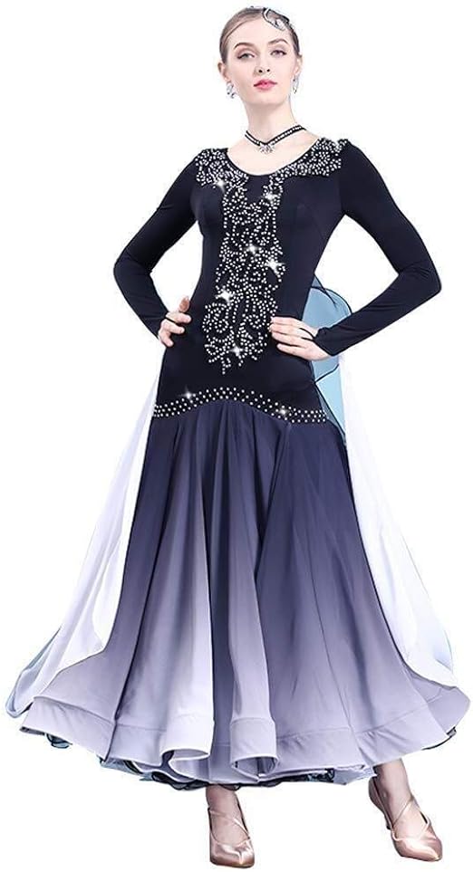 Valse Danse Moderne Jupe Nouvelle Robe Danse De Salon De Style Adulte ...