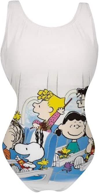 Snoopy Peanuts and Friends Travel Adult One Piece Swimsuit for Women ...