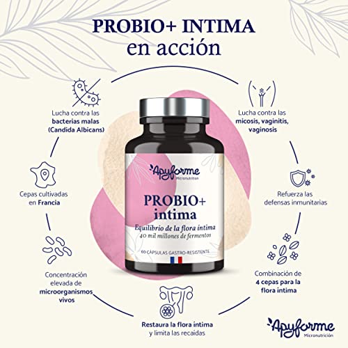 Apyforme - Probio+ Intima - Probioticos Mujer Flora Intima - Hasta 40 ...