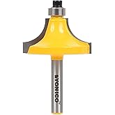 YONICO Router Bits Edge Forming Cove 1/2-Inch Radius 1/4-Inch Shank ...