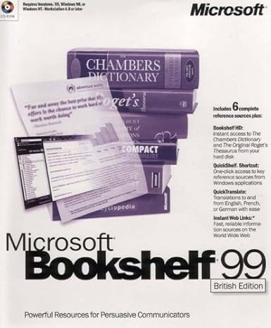 Microsoft Bookshelf 99: Amazon.co.uk: Software