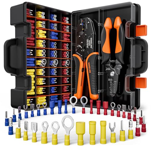 SOMELINE® Electrical Connectors Crimping Tool Set, Ratchet Terminal ...