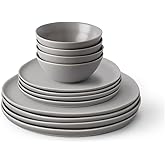 Amazon.com: Fable Dinnerware Set - Includes 4 Each of The Dinner ...