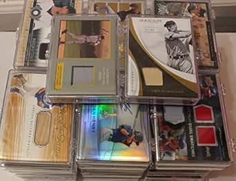 Amazon.com: MLB Baseball Trading Cards Lot of 10 Game Used Insert or ...