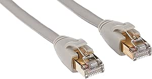 Amazon.com: Amazon Basics RJ45 Cat7 Network Ethernet Patch Cable - 7 ...