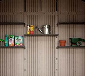 Amazon.com : Lifetime Products Storage Building Shelf Kit 30x14 ...