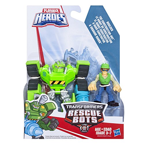 Playskool Heroes Transformers Rescue Bots Boulder The Construction-Bot ...
