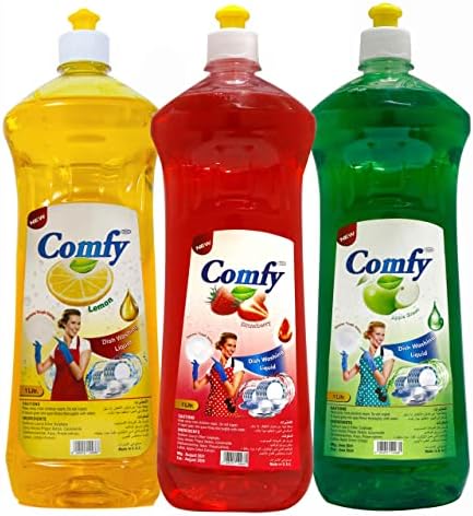 Feah Comfy Dishwash Liquid Gel Fast Cleansing & Antimicrobial action with long-lasting hygienic ...