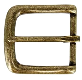 Amazon.com: Simple Metal Buckle Single Prong Square Belt Buckle Width 1 ...